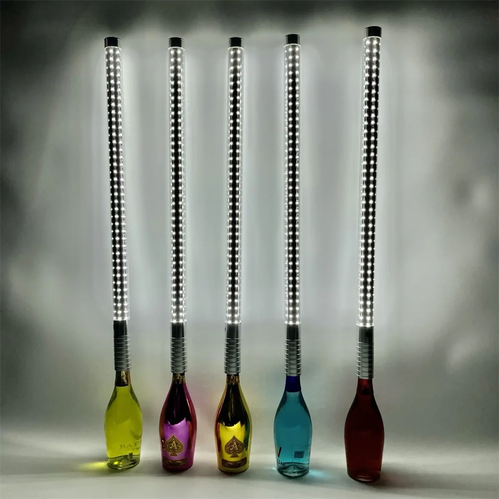 Aluminum Alloy Flashing Electronic Sparkler Led Bottle Glorifier 60cm ...