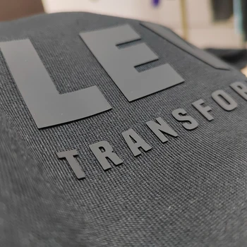 Custom 3d Raised Logo High Density Rubber Silicon Heat Transfer Sticker ...