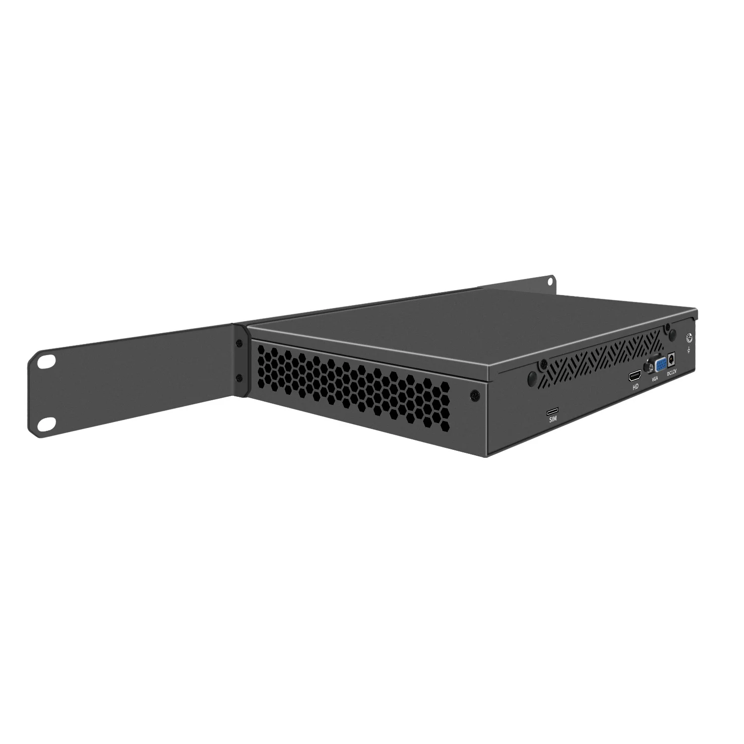 1U Rack-Mounted Firewall Appliance Router Mini PC - Intel N100
