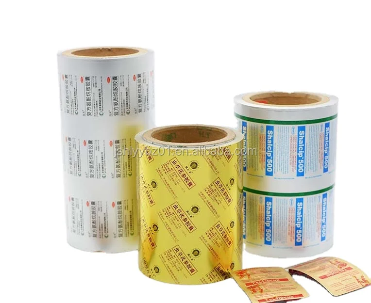 Hot Sale Heat Sealing Drug Seal Aluminum Foil Print Pharmaceutical Ptp ...