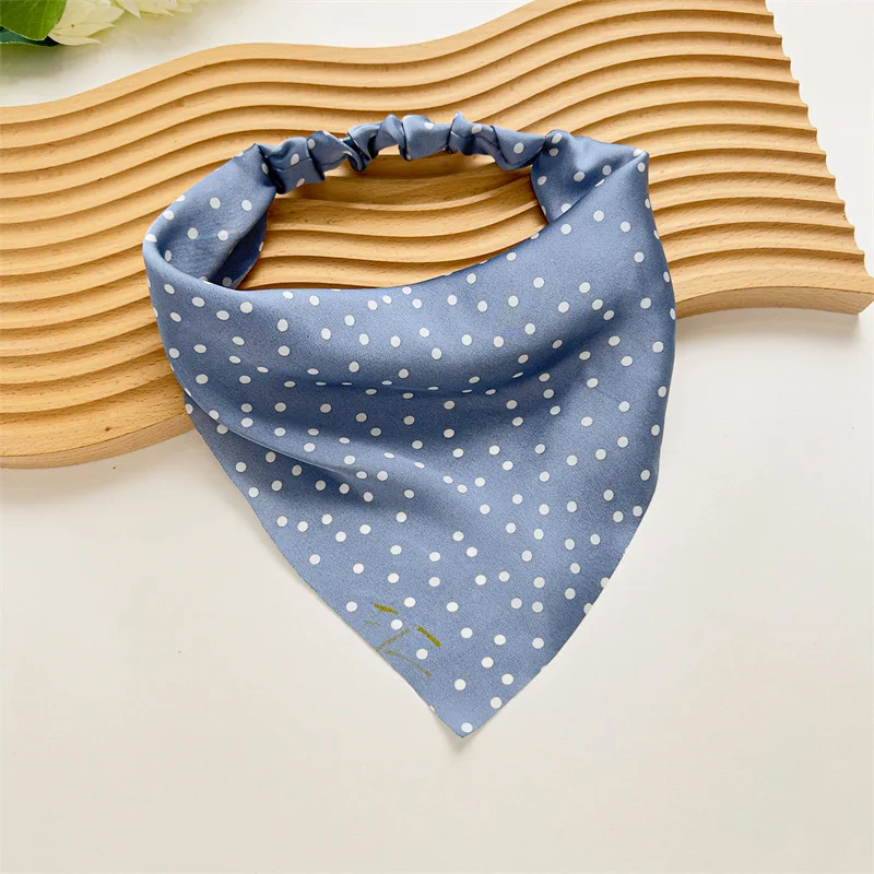 Elastic Boho Floral Printed Turban Headband Cute Triangle Bandana Hair ...