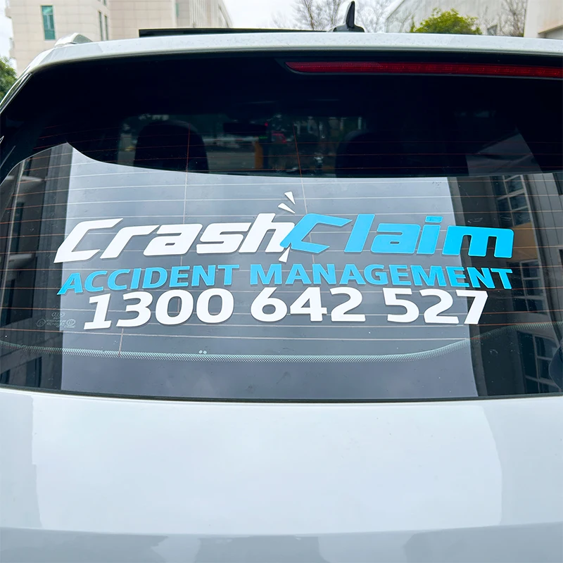 Custom Vinyl Die Cut Window Stickers - Waterproof & UV Resistant