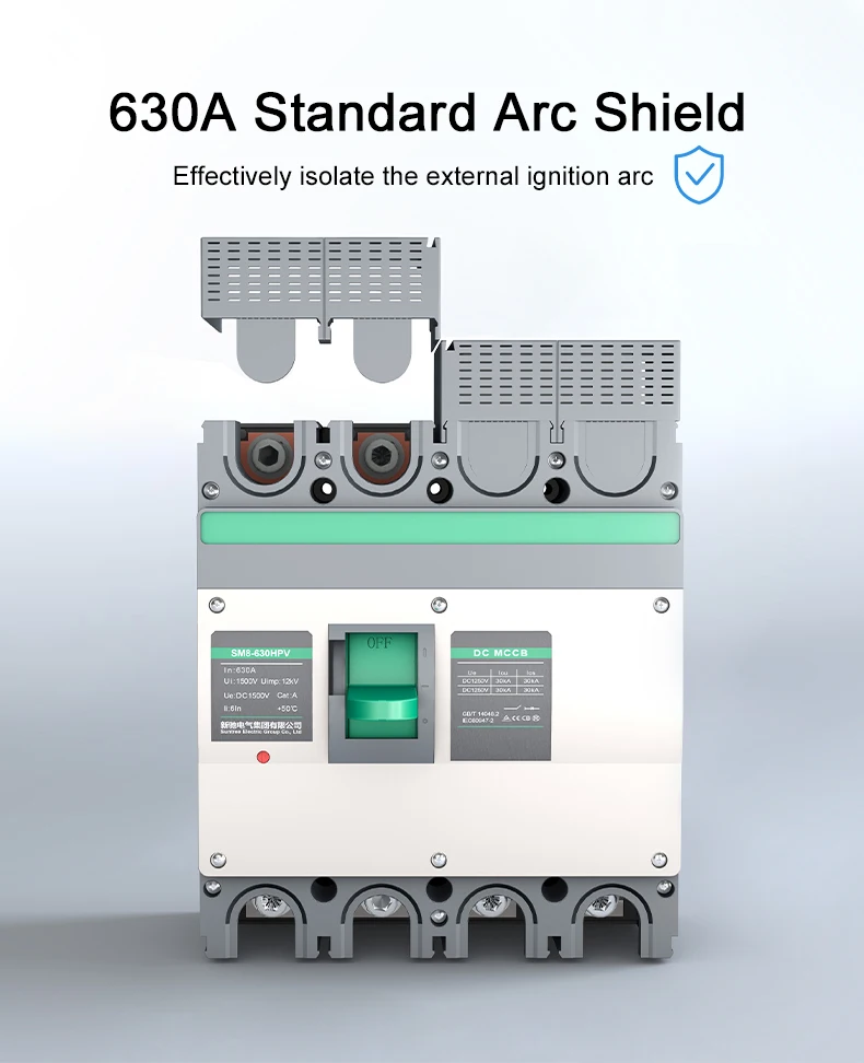 DC MCCB 1500V for Solar Systems - Reliable Overload Protection