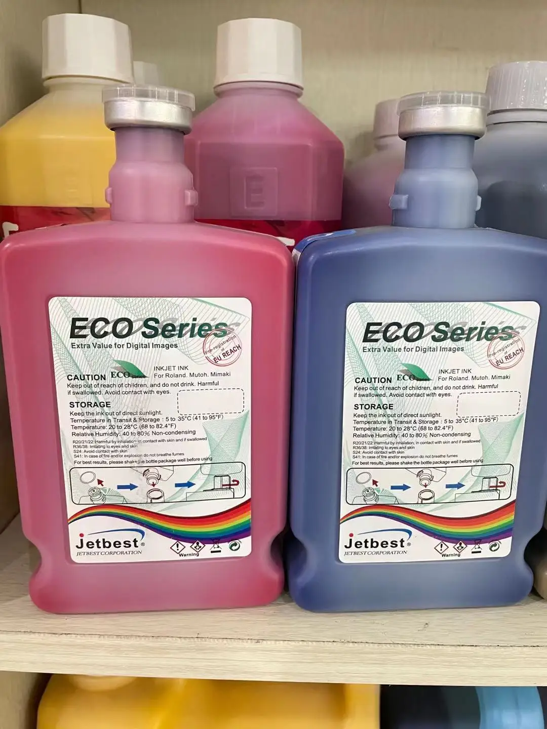 Jetbest Eco Solvent Ink - High Quality for Roland Printers