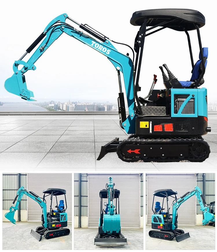Mini Excavator 1.5 Ton Chinese Mini Digger Cab Chinese Mini Excavator ...