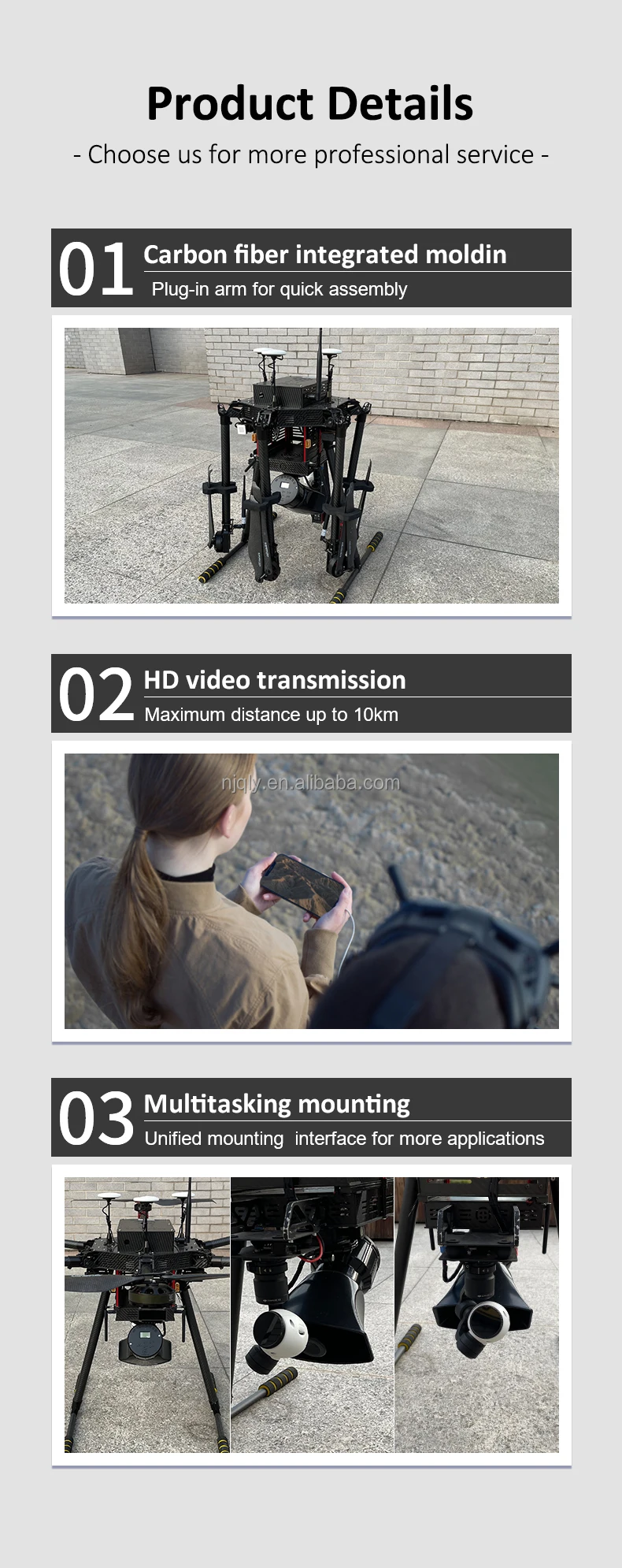 Automatic Drone/uav Industrial River Fire Uav De Largo Alcance - Buy ...