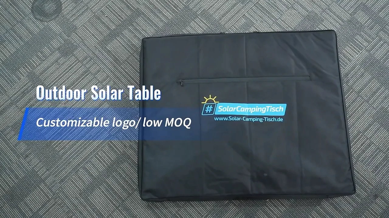 100 Watts Portable Foldable Solar Panels Table Outdoor Garden 100w ...