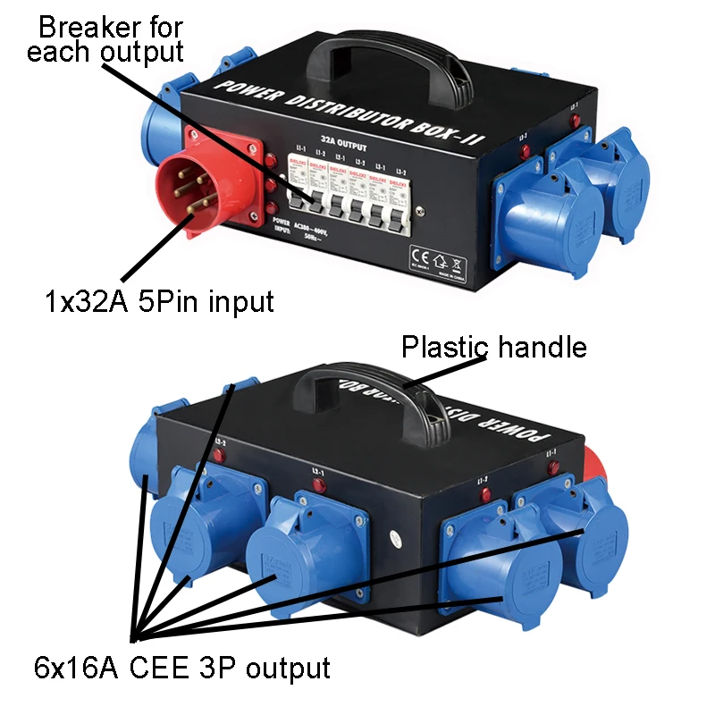 DJ Power Distribution Box Electrical Equipment for Events and ...