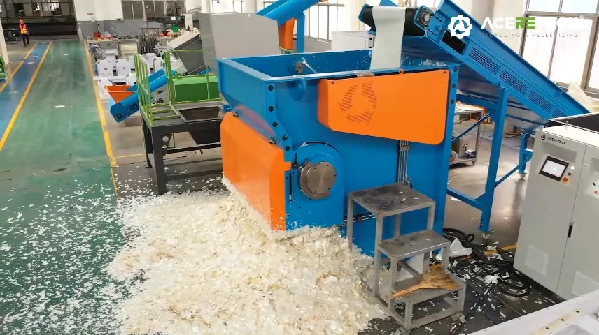 Cost Effective Hs1200 Single Shaft Shredder Machine Plastic Cable Scrap ...