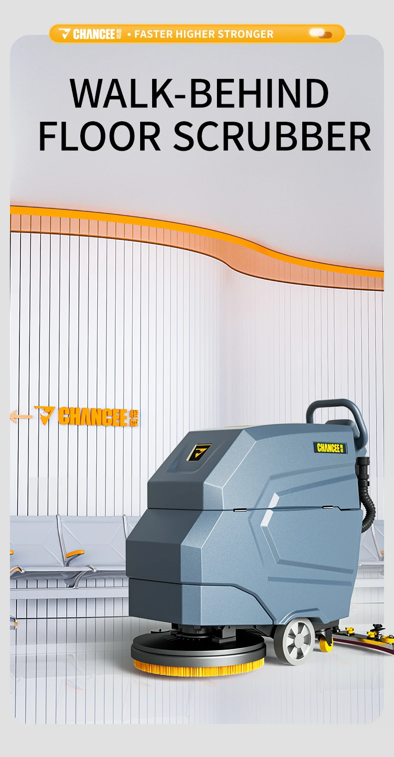 M60 Tile Clean Machine Cordless Commercial Industrial Floor Scrubber ...