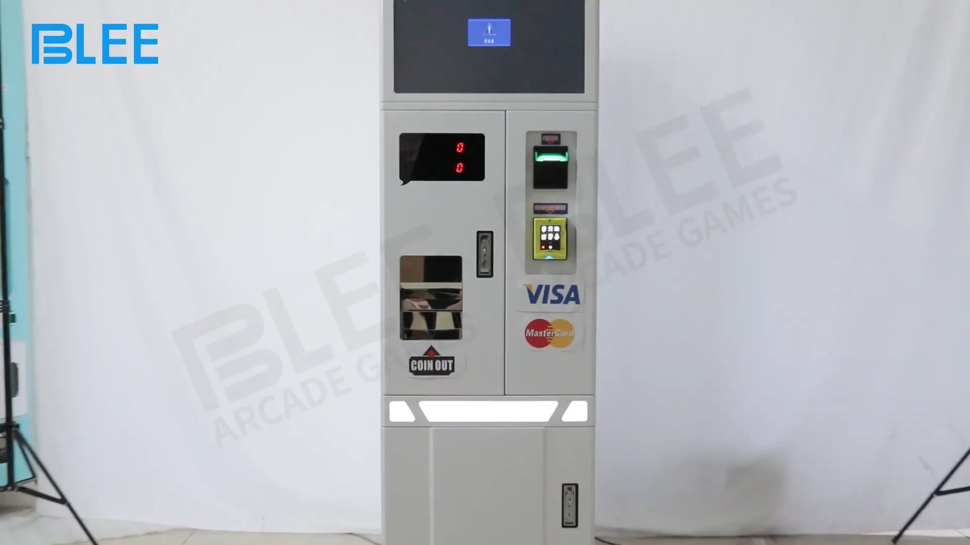 Customized Automatic Token Change Machine Money Currency Nayax Changer ...