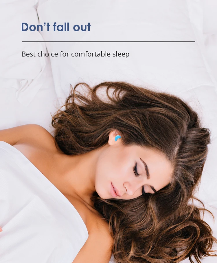 Silicone Ear Plugs for Noise Reduction - Moldable & Reusable