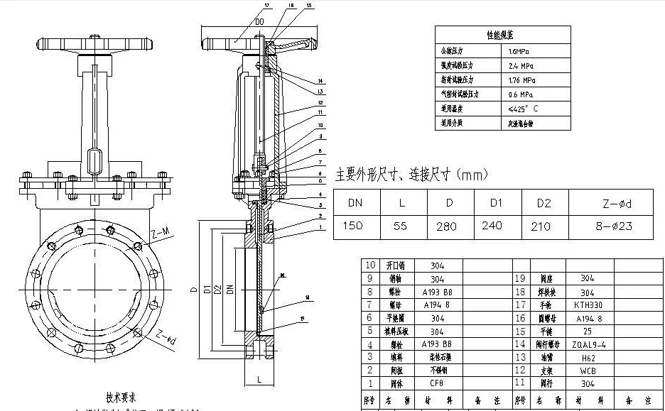 Ss Stainless Steel Industrial Manual Gate Valve Extension Stem Hard ...