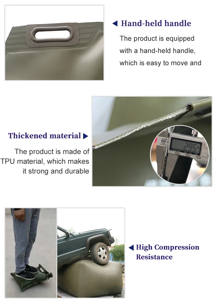 Portable Folding Fuel Tank 20L Gasoline Bladder Bag with 5L and 30L ...