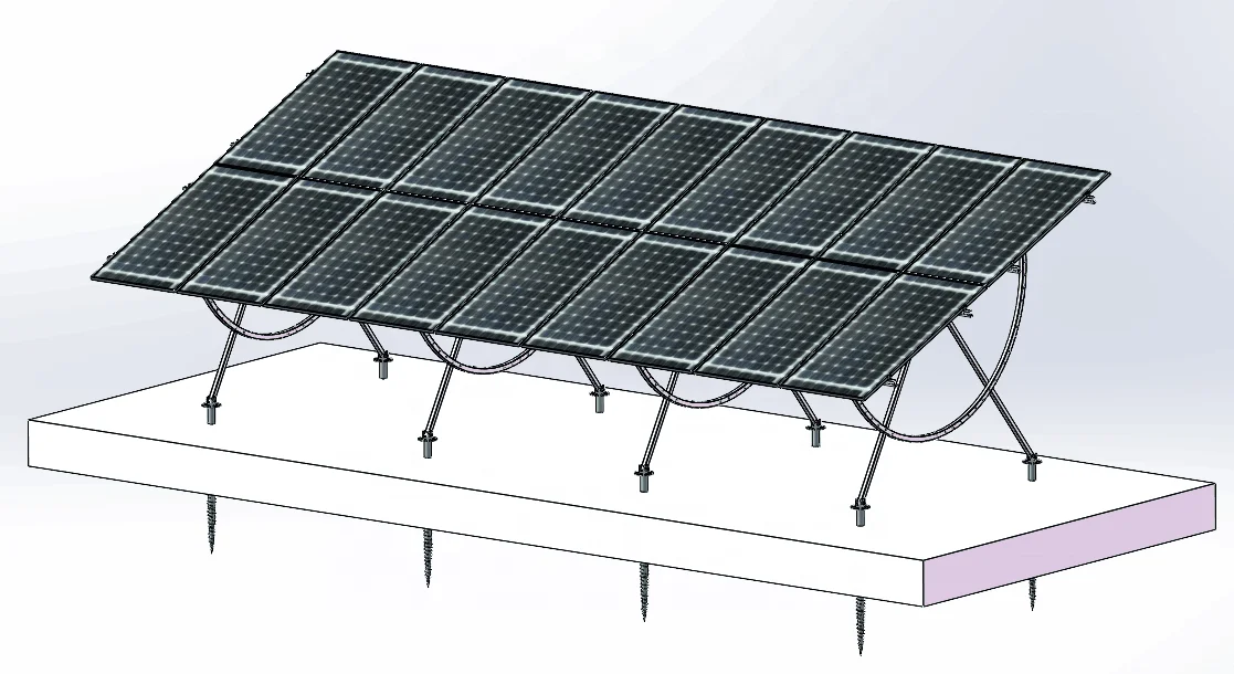 Adjustable Solar Panel Ground Rack Mounting System Solar Panel Solar ...
