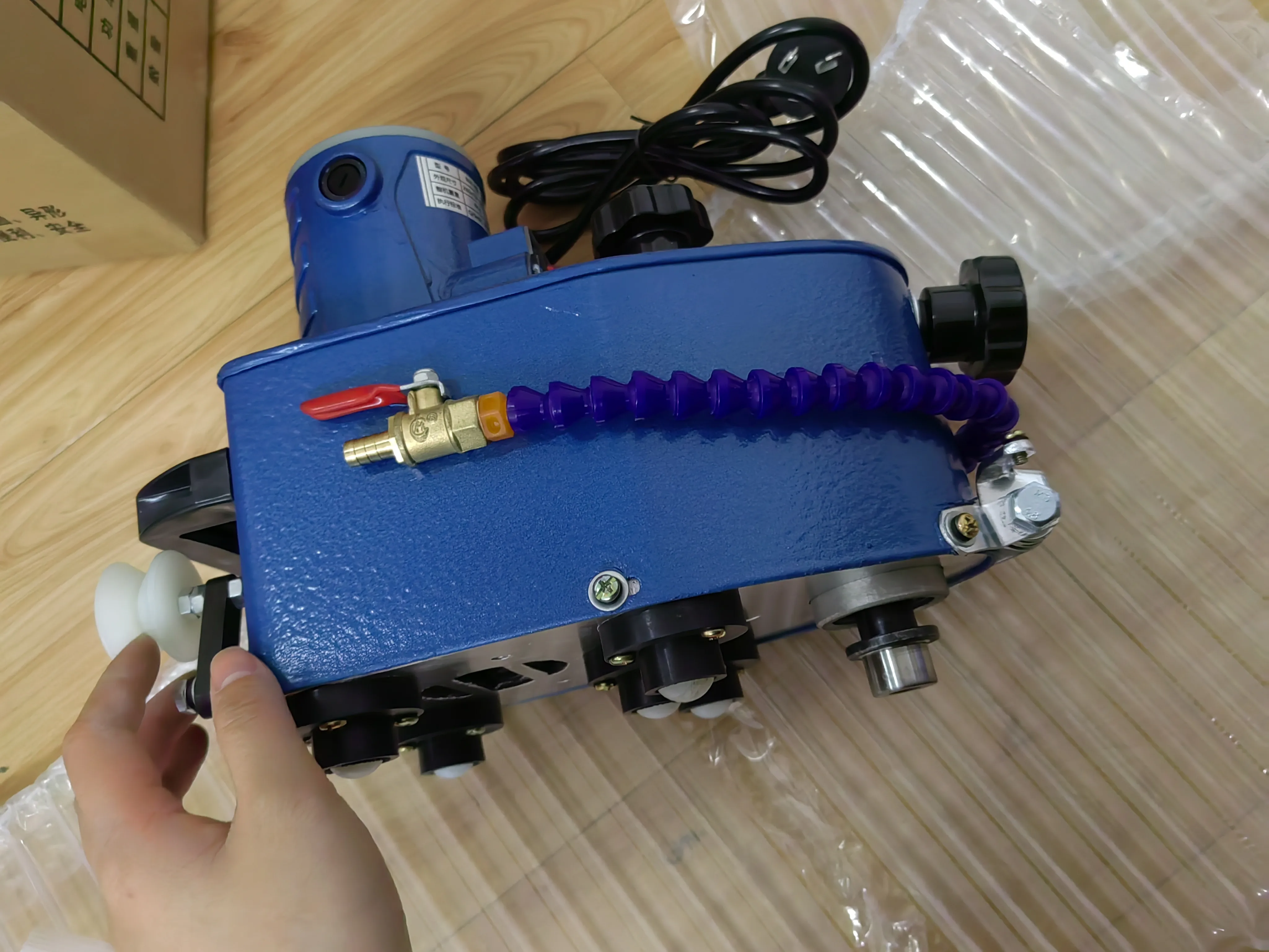 Jinlong Portable Glass Edge Grinding Machine - Manual Polishing