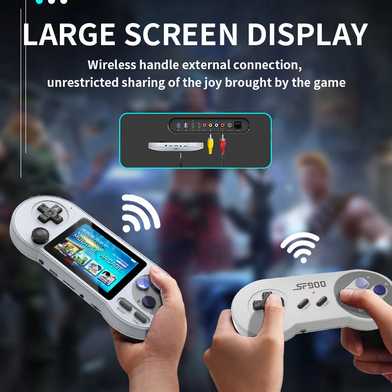 SF2000 Handheld Game Console - Retro Gaming with Firmware