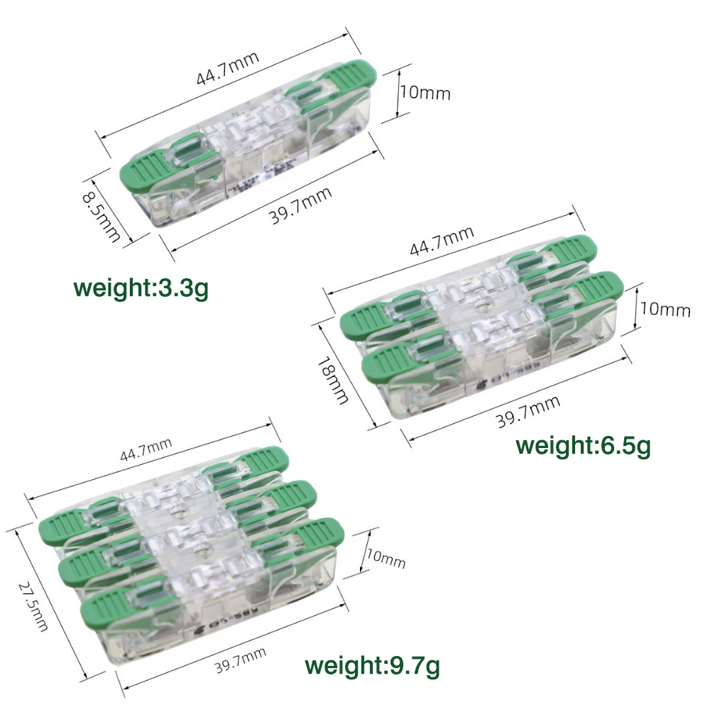 Quick Push-in Wire Connector 2P - Reliable Electric Cable Connection