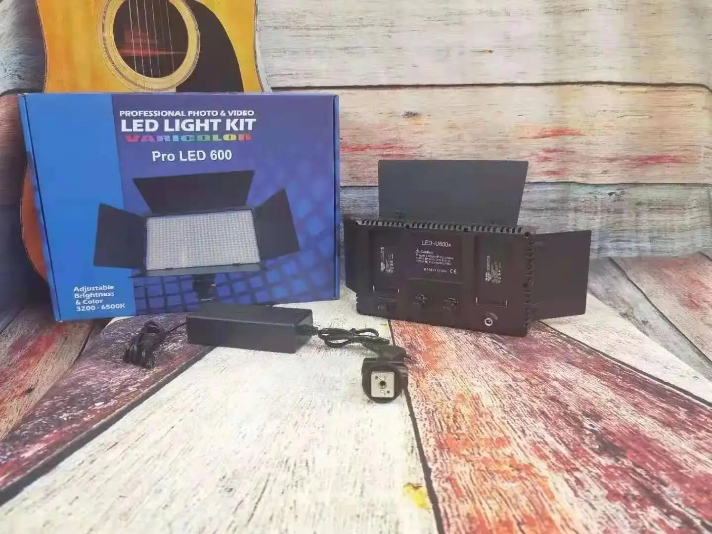 LED-U800 40/50W Led Video Light Panel Bi-Color 3200-5600K Photography ...