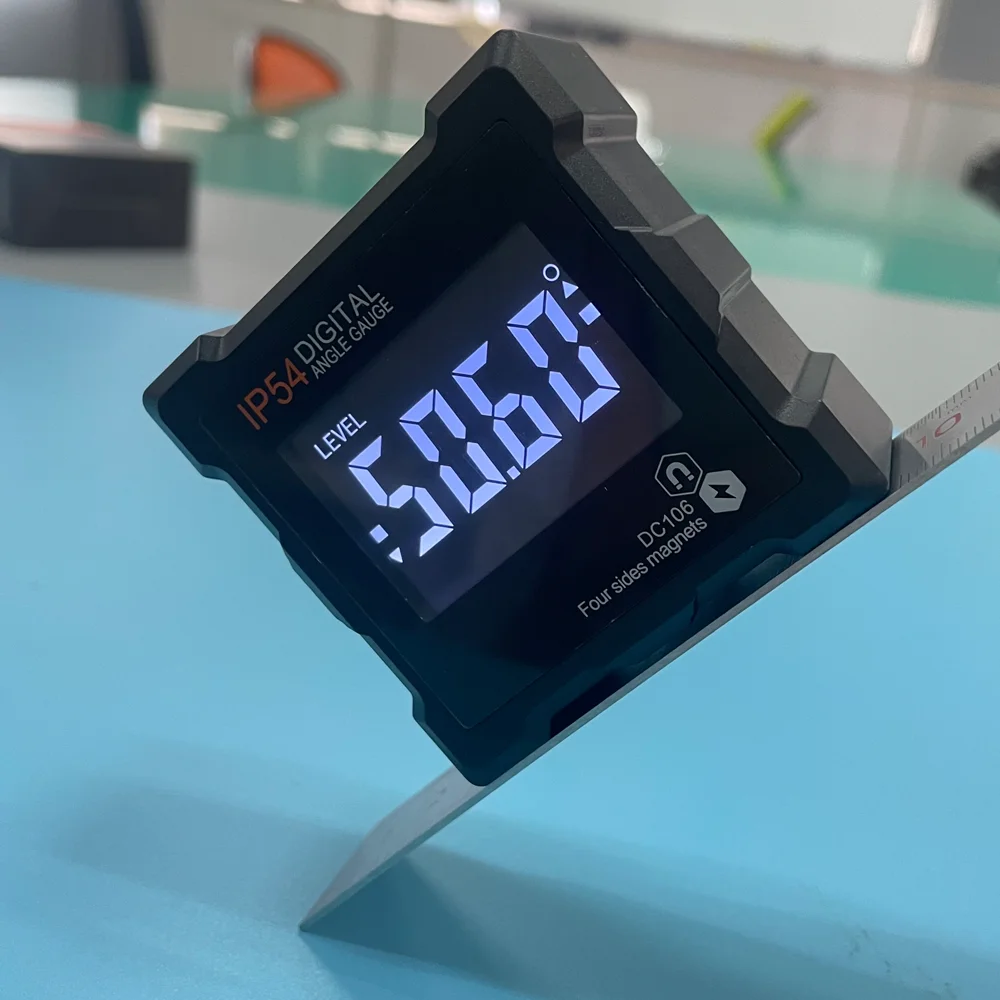 Digital Slope Level Protractor Magnetic Type Angle Meter Inclinometer ...