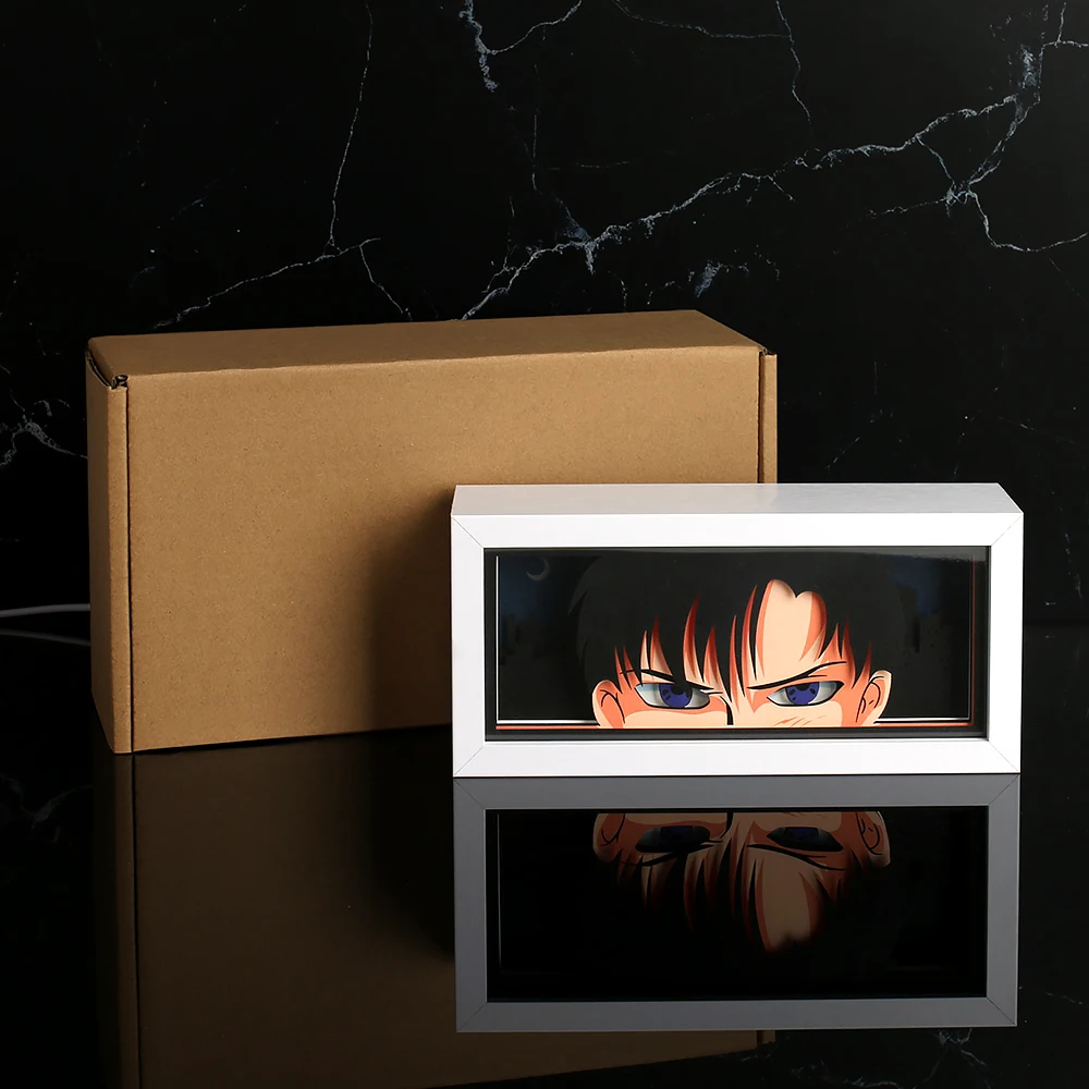 Creative Japanese Cartoon Characters Diy Paper Cut Lightbox Led ...