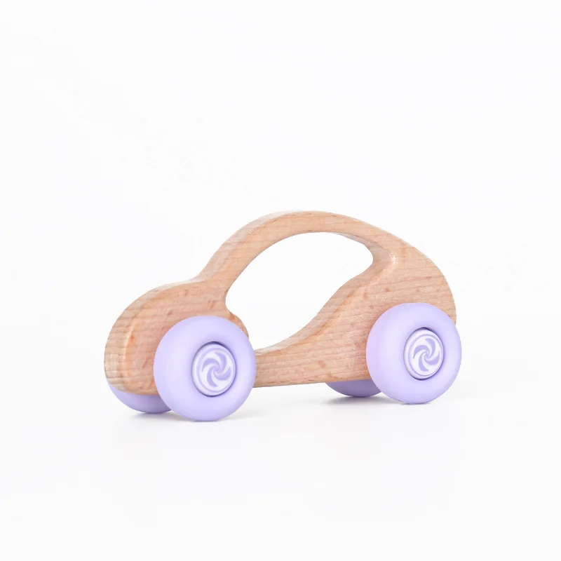 Yds Custom Wholesale Silicone Teether Wood Car Shape Bpa Free Luxury ...