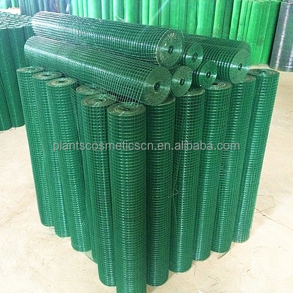 Green Color PVC Coated Galvanized Welded Wire Mesh