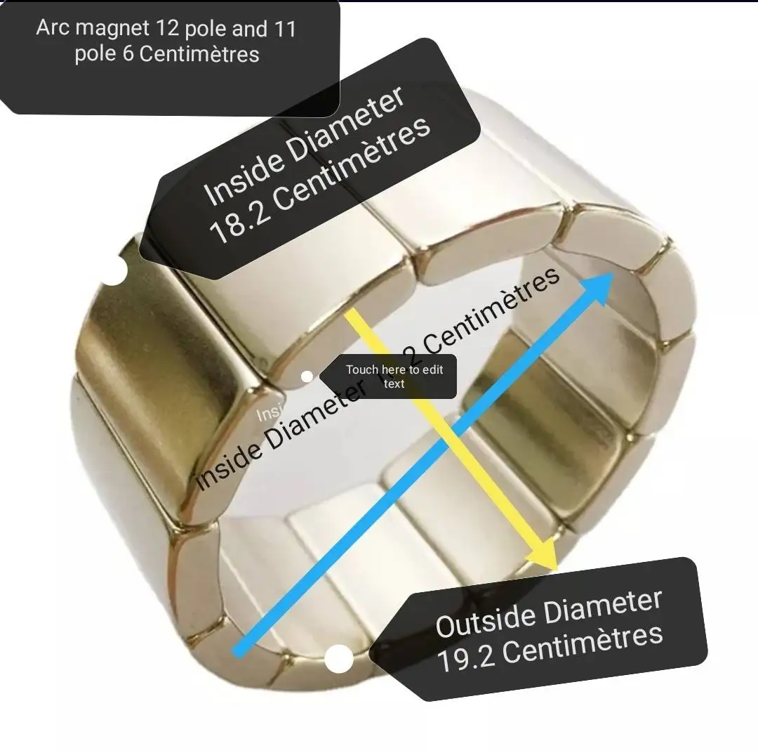 N52 Neodymium Permanent Arc Curved Magnet Generator Motor Magnet - Buy ...