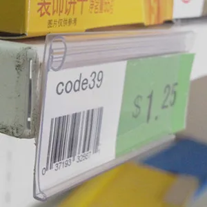 Edi Plastic Pvc Price Channel Sign Holder With Adhesive Tape - Buy Sign ...