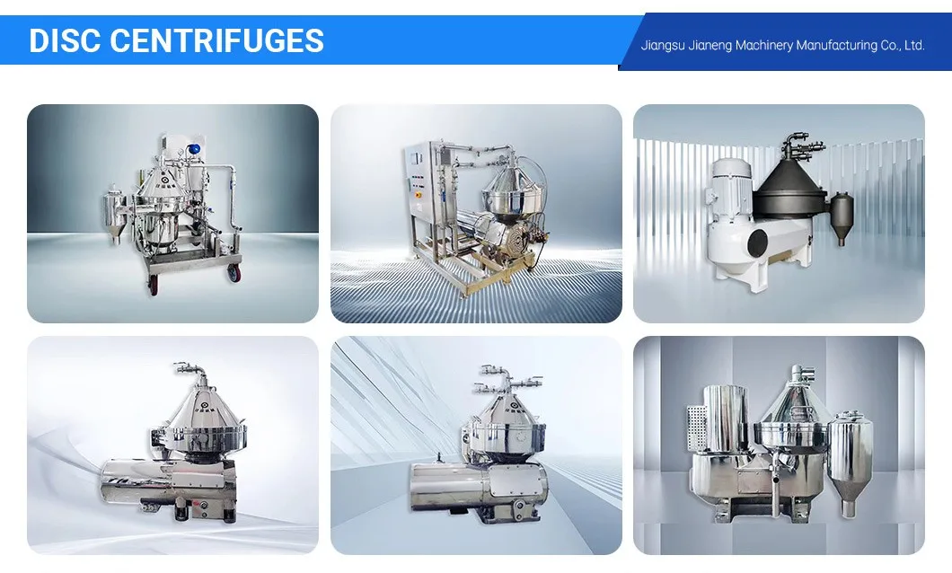 Automatic Self-Cleaning High-Accuracy Disc Centrifuge 1000L/H Capacity ...