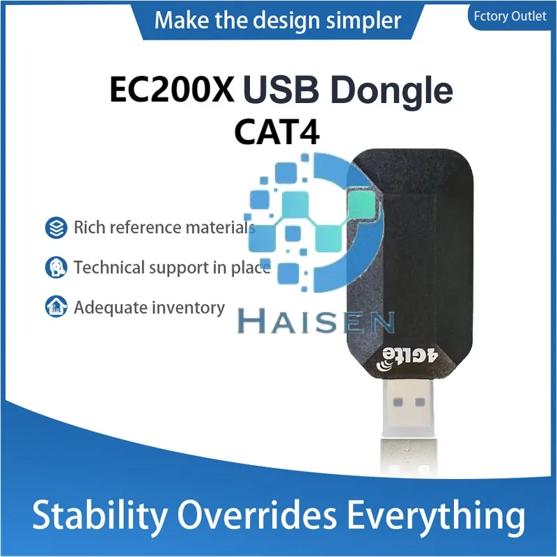 HAISEN QUECTELEC200AEUHA USB Dongle 150Mbps Cat.4 LTE Cellular Wireless Communication EC200A- EU ...