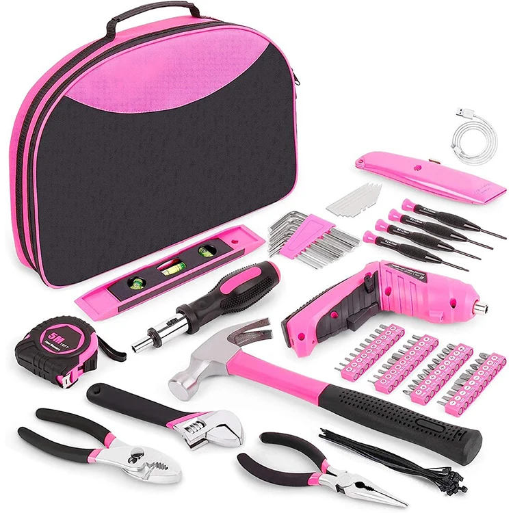 122 Pieces Leather Hand Tools Color Pink Tool Combo Sets China Tools ...