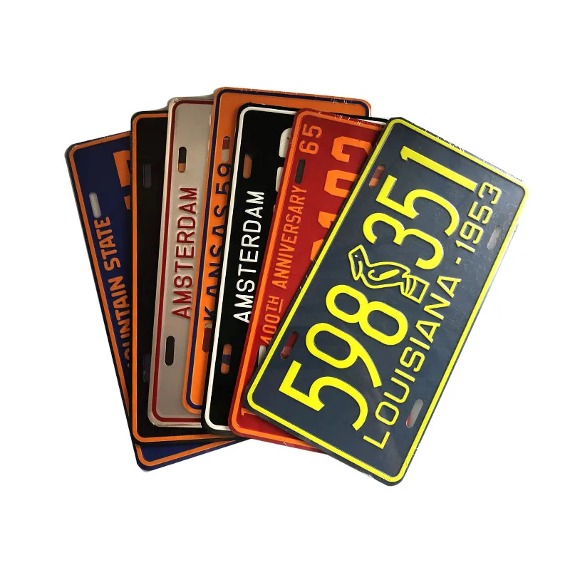 Custom Embossed Oman Number Plates - Durable & UV Resistant