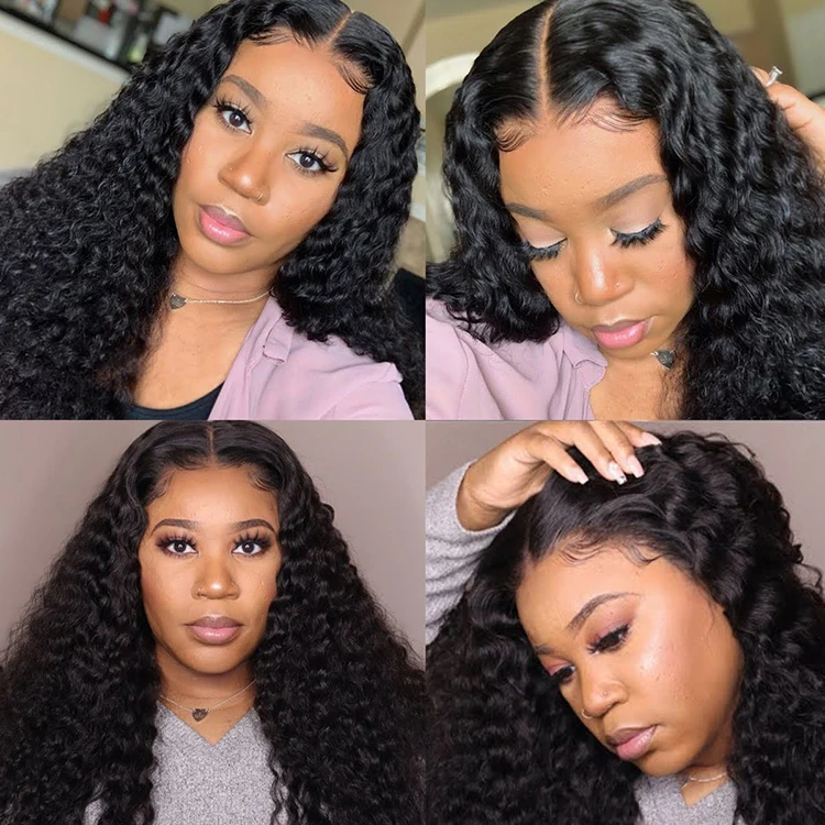 Shop Our Collection of 100% Human Hair Wigs with HD Deep Wave Lace Frontals