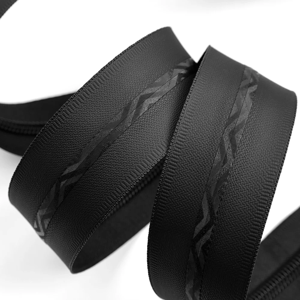 QLQ 7# Wave Design Weldable TPU Heavy Duty Waterproof Zipper