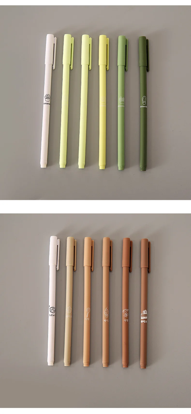 Cute Candy Morandi Gradient Gel Pens - Wholesale Available