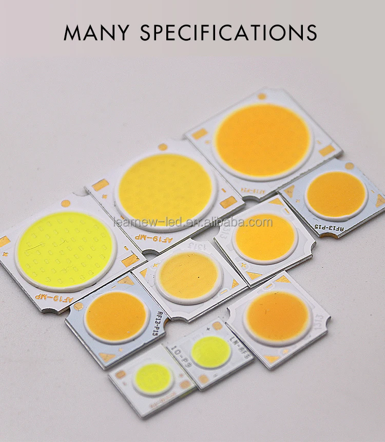 High Power LED COB Chips - 50W to 6000W Full Spectrum