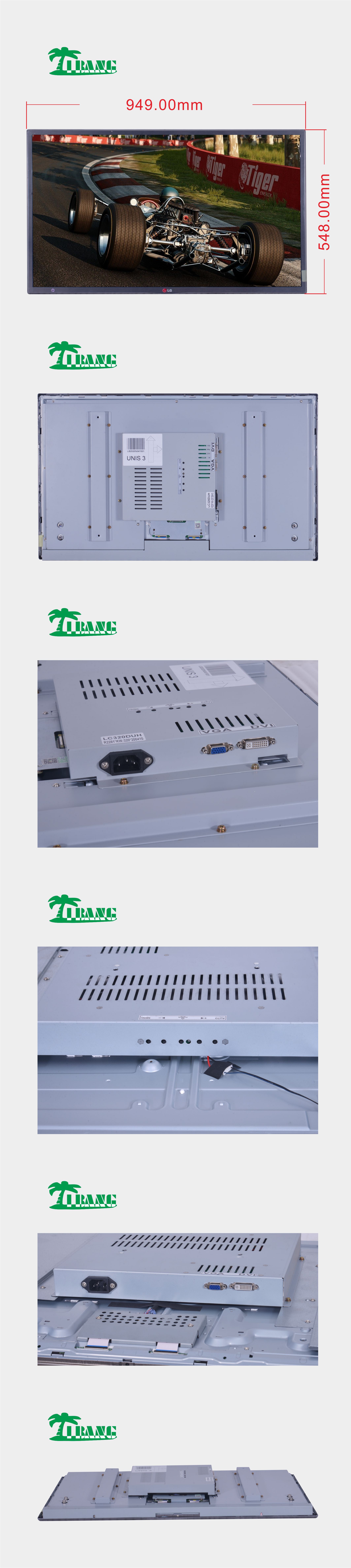 Common Open Metal Frame Arcade Cabinet 1920*1080 Lcd Screen 43inch ...