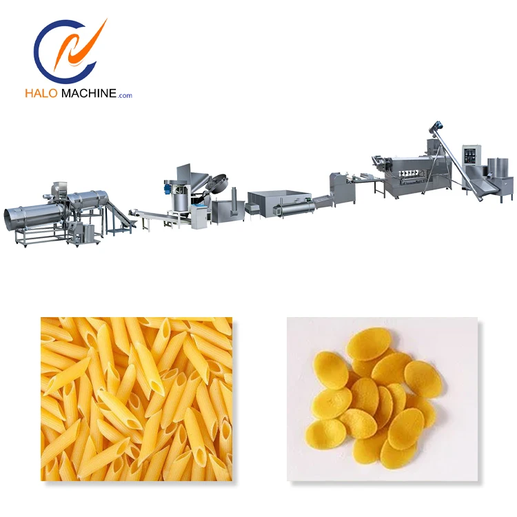 Jinan Halo Popular Extruded Machinery Automated 2d 3d Extruded Machinery Fried Corn Chips Snacks ...