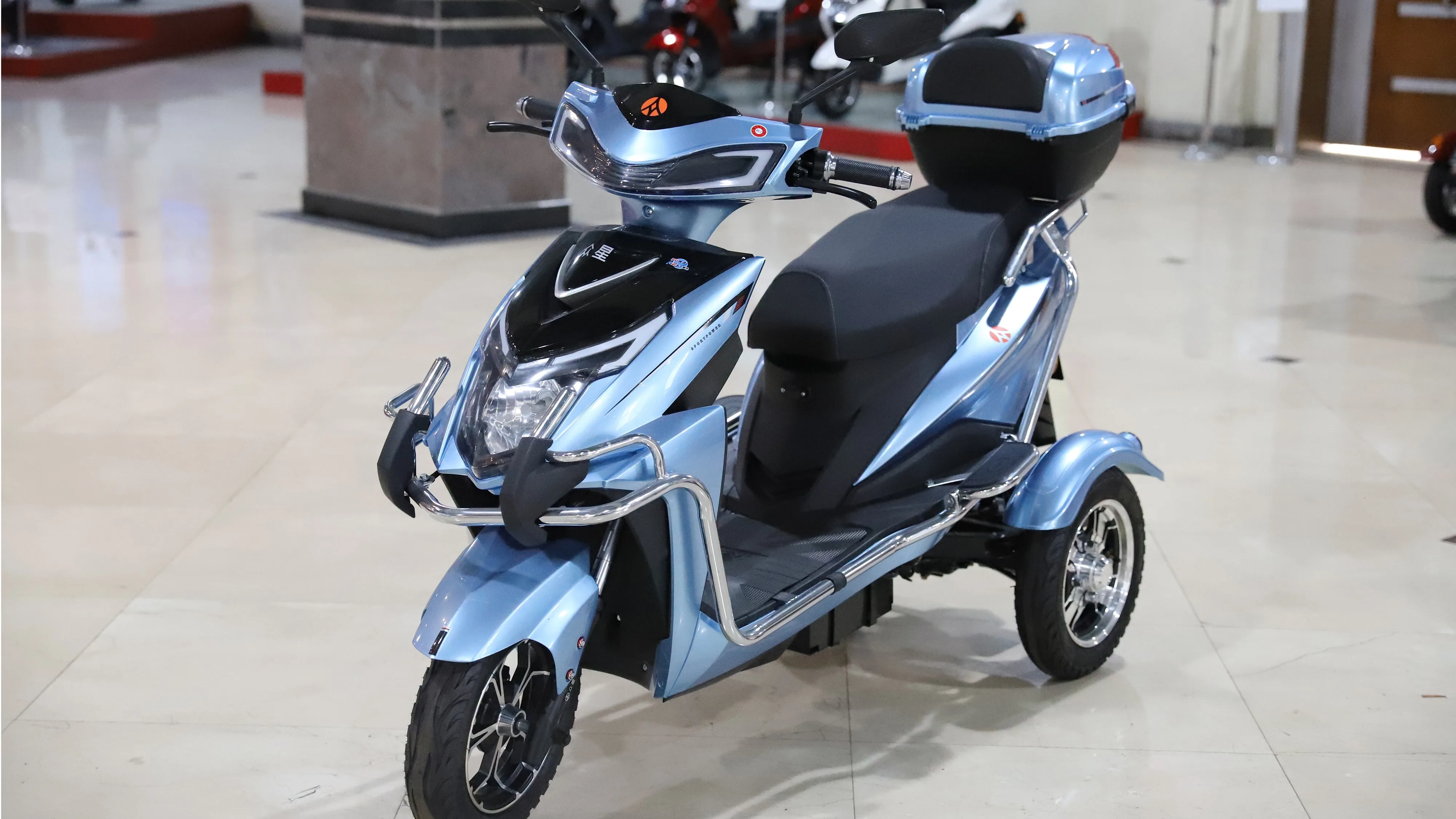 1000w 72v Three Wheeled Electric Motorcycle,Equipped With 30ah Lithium ...