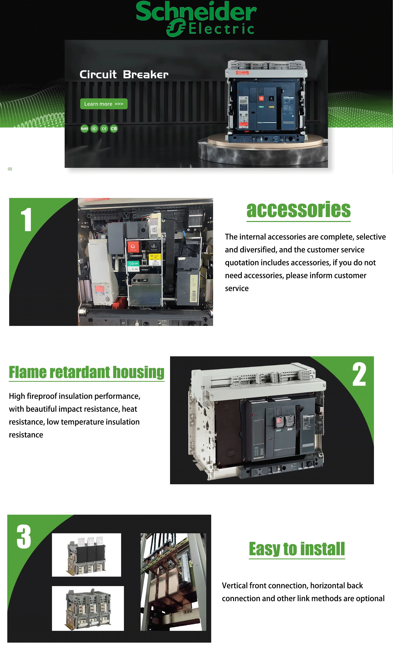 Schneider Frame Circuit Breakers - Reliable and Efficient