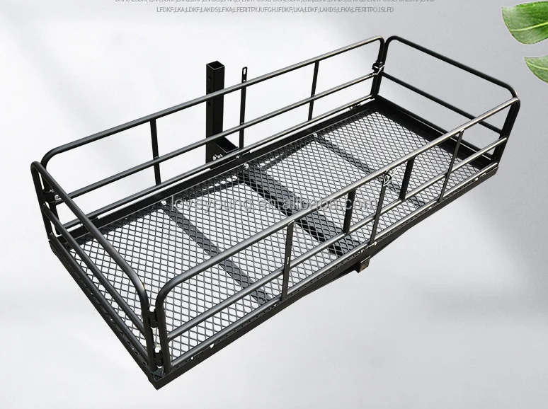 High Side Car Rear Luggage Rack - Foldable Hitch Mount