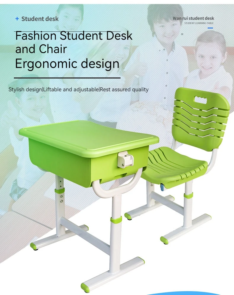 Abs Plastic School Furniture Classroom Table And Chair Set For Primary ...