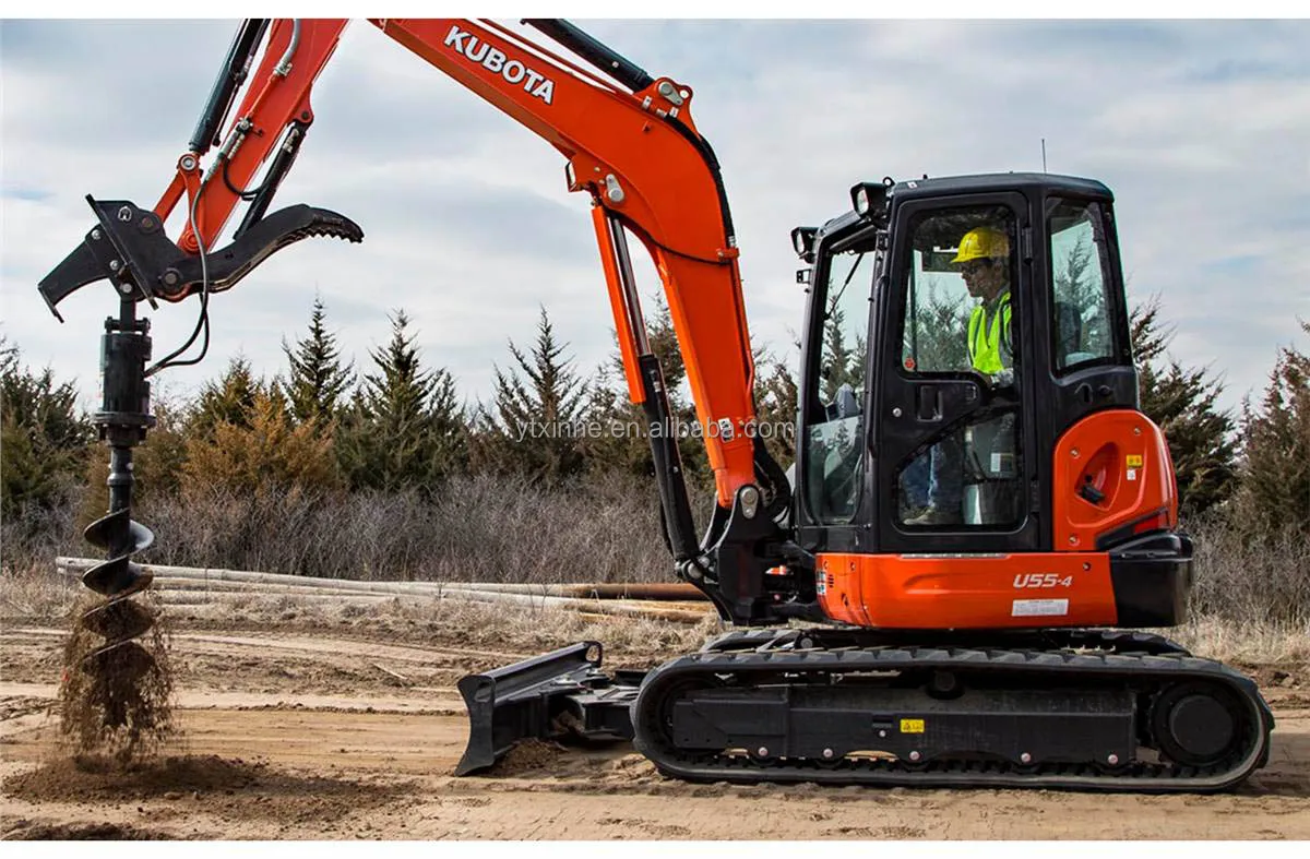 Pile Foundation Excav Auger Drill Digger Auger for Earth Drilling ...