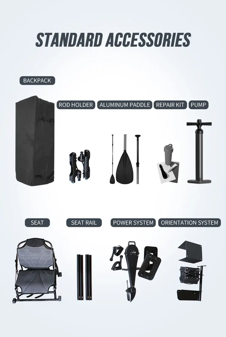 Geetone Pedal Flap Kayak Inflatable Reinforced Pvc 1000d Drop Stitch ...