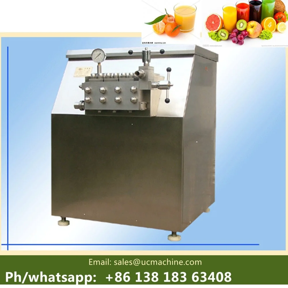 300bar Homogenizer High Pressure Homgoenizer For Orange Juice ...