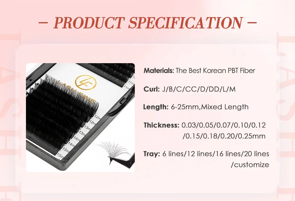 LASHFINE Velvet Volume Eyelash Extensions - Customizable