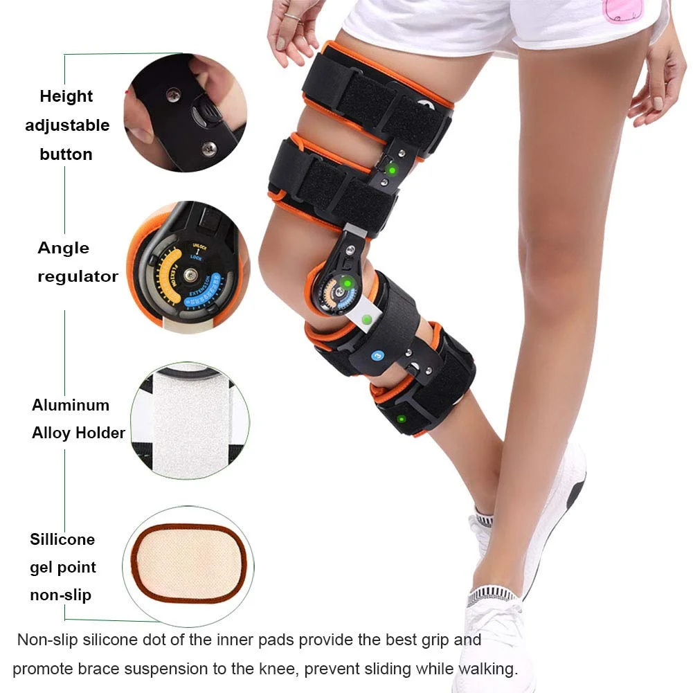 Hkjd Hot Selling Orthopedic Telescoping Post Op Knee Brace Support ...