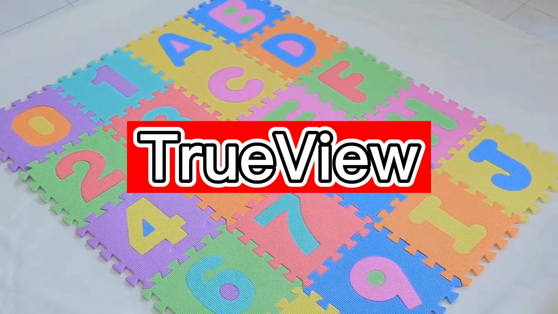 Linyiqueen Number Alphabet Puzzle Mats Eco-friendly Non-toxic Anti-slip ...