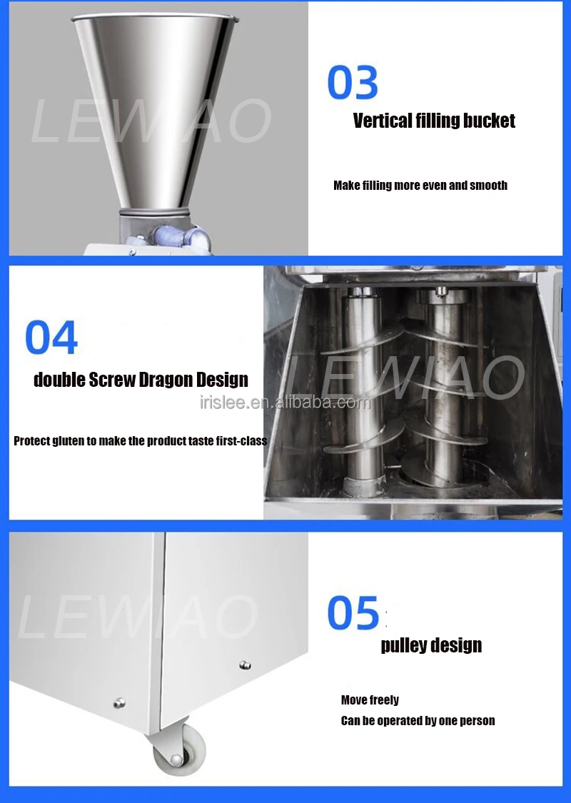 Automatic Soup Dumpling Machine - 110V/220V Steamed Bun Maker for ...